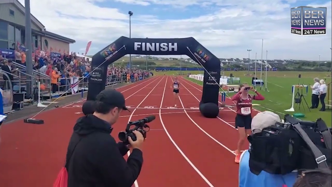 Sean Trott And Gayle Lindsay Finish Half Marathon, July 2025 - Bernews.TV