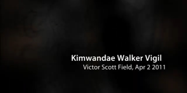 Kimwandae Walker Vigil: Photos & Candace Furbert Singing, Apr 2 2011 ...