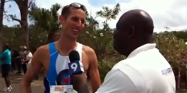 Chris Estwanik, Winner Of Bermuda Day Race, May 24 2011 - Bernews.TV