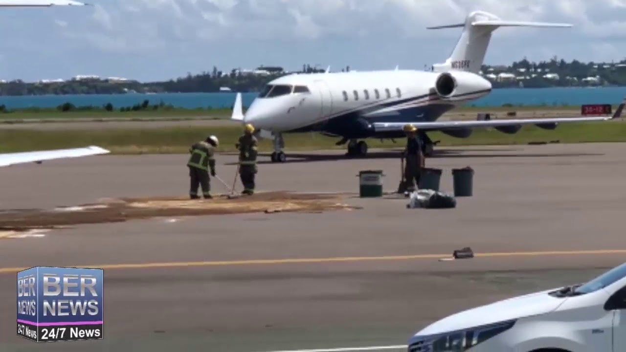Fuel Spill At Airport, May 28 2018 - Bernews.TV