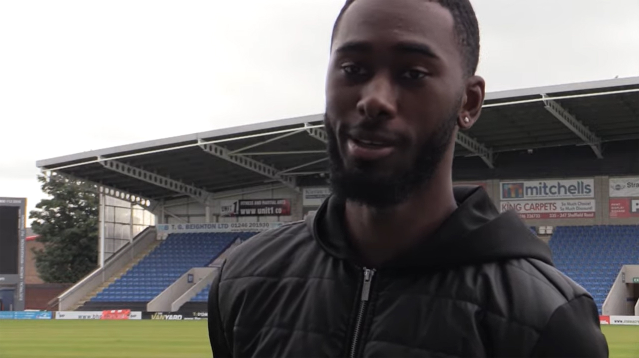 Chesterfield FC Interview Milan Butterfield After He Signs With Team ...