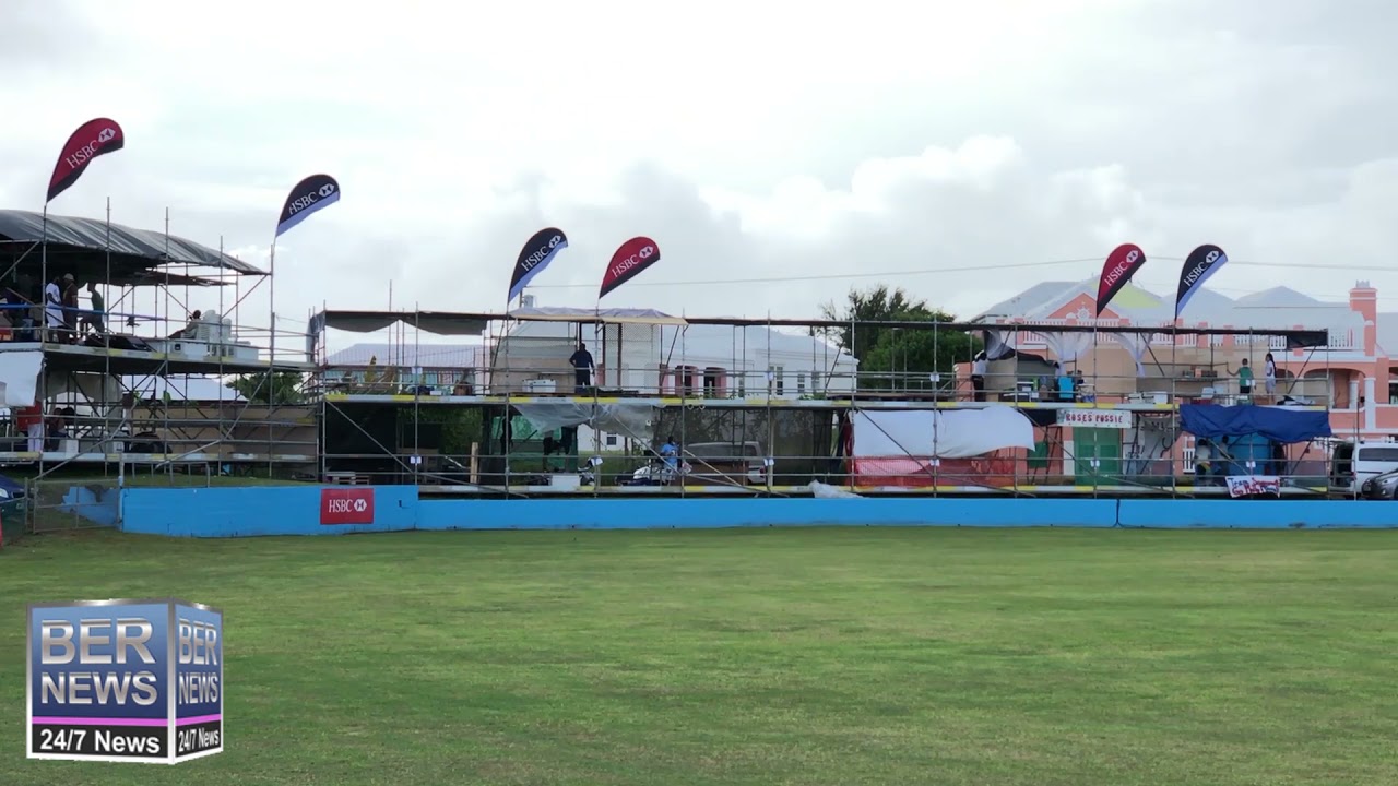 St George's Cricket Club Prepare For Cup Match, July 28 2021 - Bernews.TV
