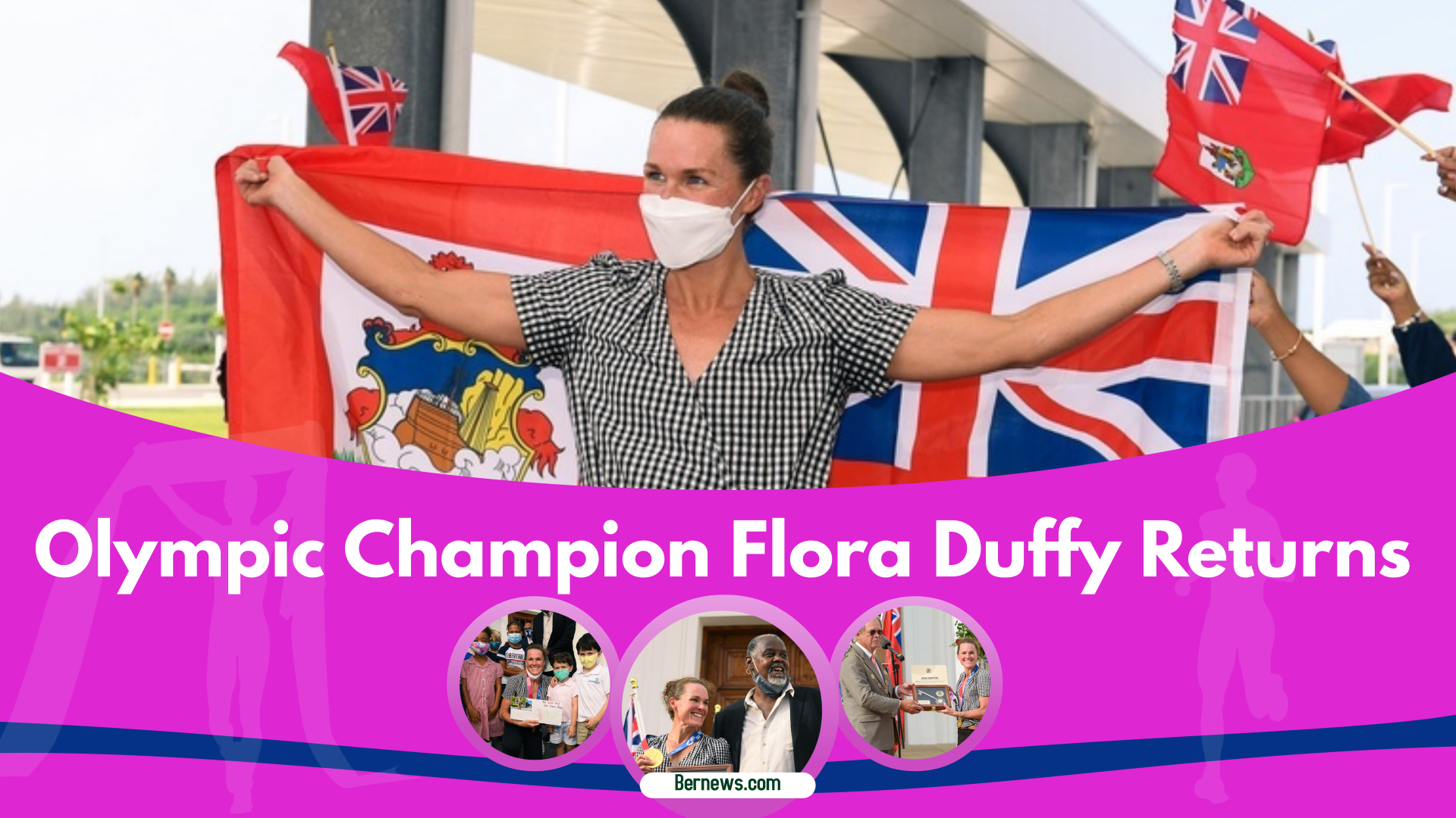 Highlights Of Flora Duffy's Celebratory Motorcade, Oct 11 2021 - Bernews.TV
