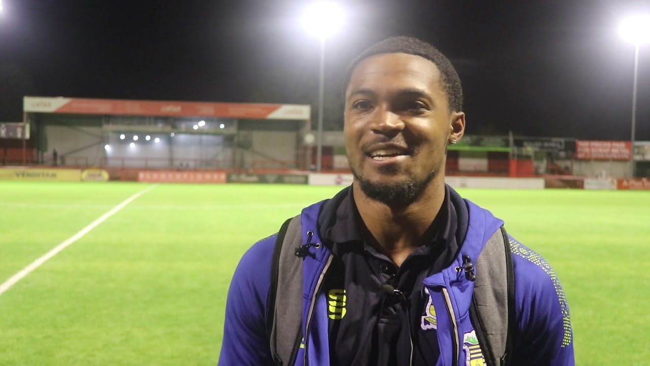 Justin Donawa Interview After Scoring For Solihull vs Altrincham, Oct ...