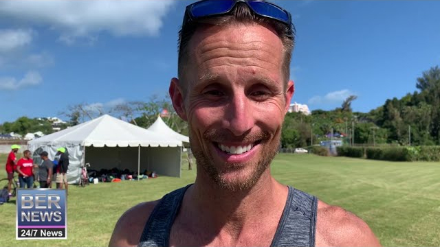 Chris Estwanik After Bermuda Day Half Marathon Victory, May 27 2022 ...