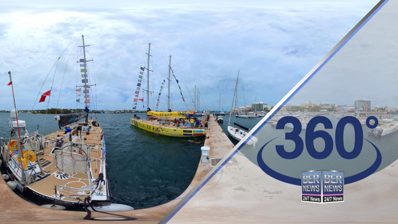 360 Tour: Clipper Round The World Yacht Race Fleet, June 2022 - Bernews.TV