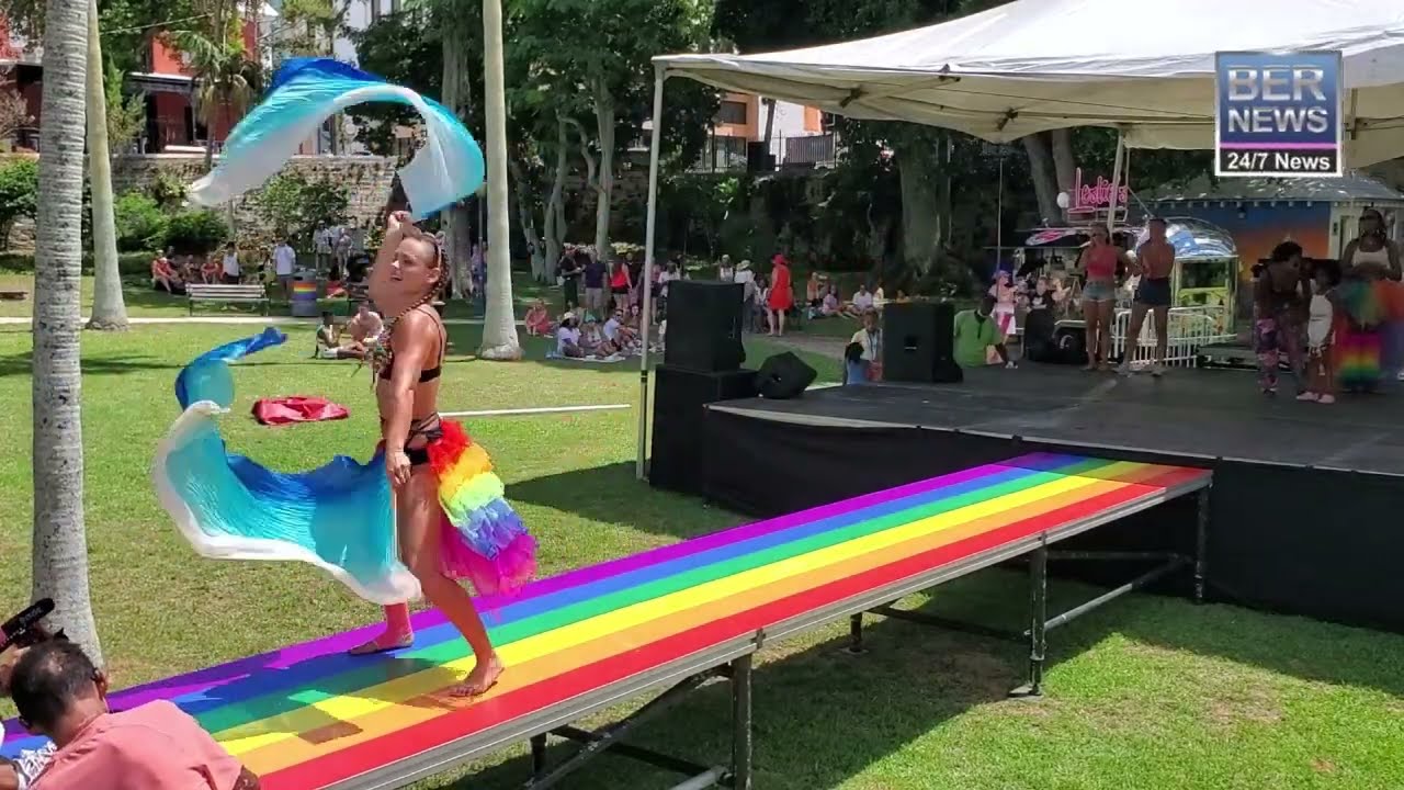 Pride Parade Block Party At Victoria Park, Aug 27 2022 - Bernews.TV