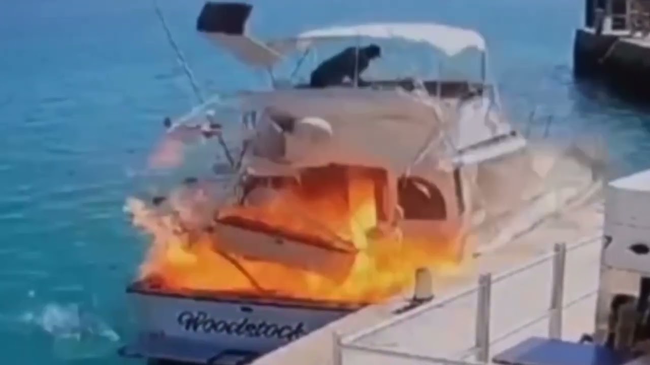 Boat Explosion In St George's, Oct 9 2022 - Bernews.TV