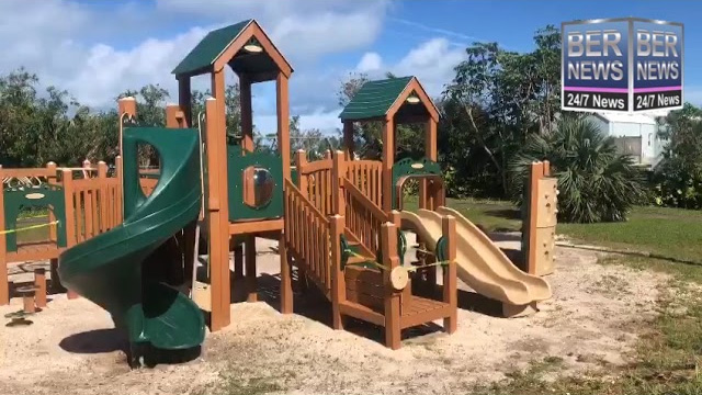 New Playground Equipment At Pig's Field, Oct 2022 - Bernews.TV