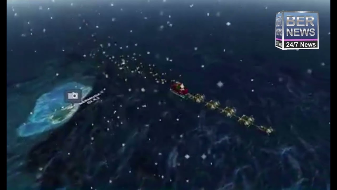 Norad Tracker Shows Santa Visiting Bermuda, Dec 24 2022 - Bernews.TV