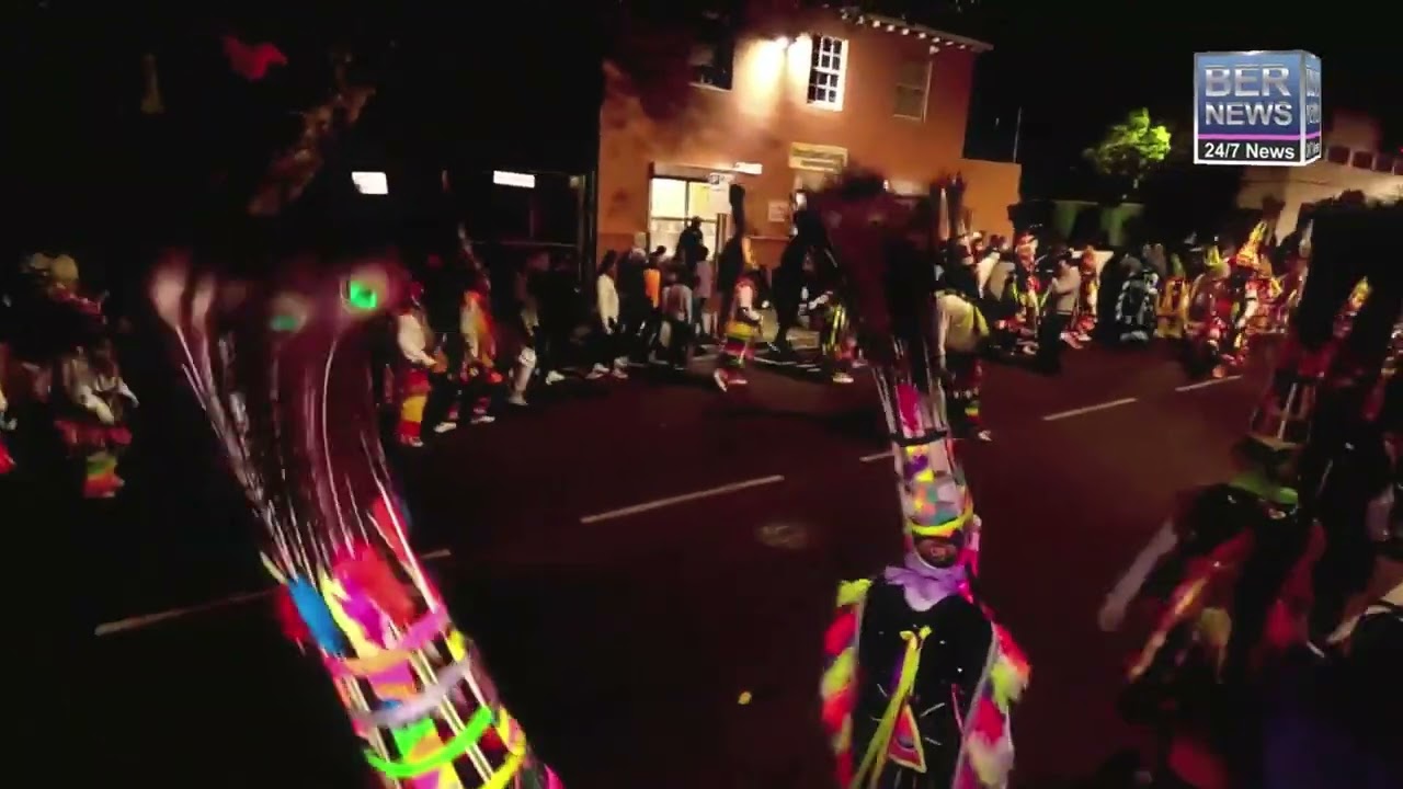 Gombey Unity Gather On Court Street, March 2023 - Bernews.TV