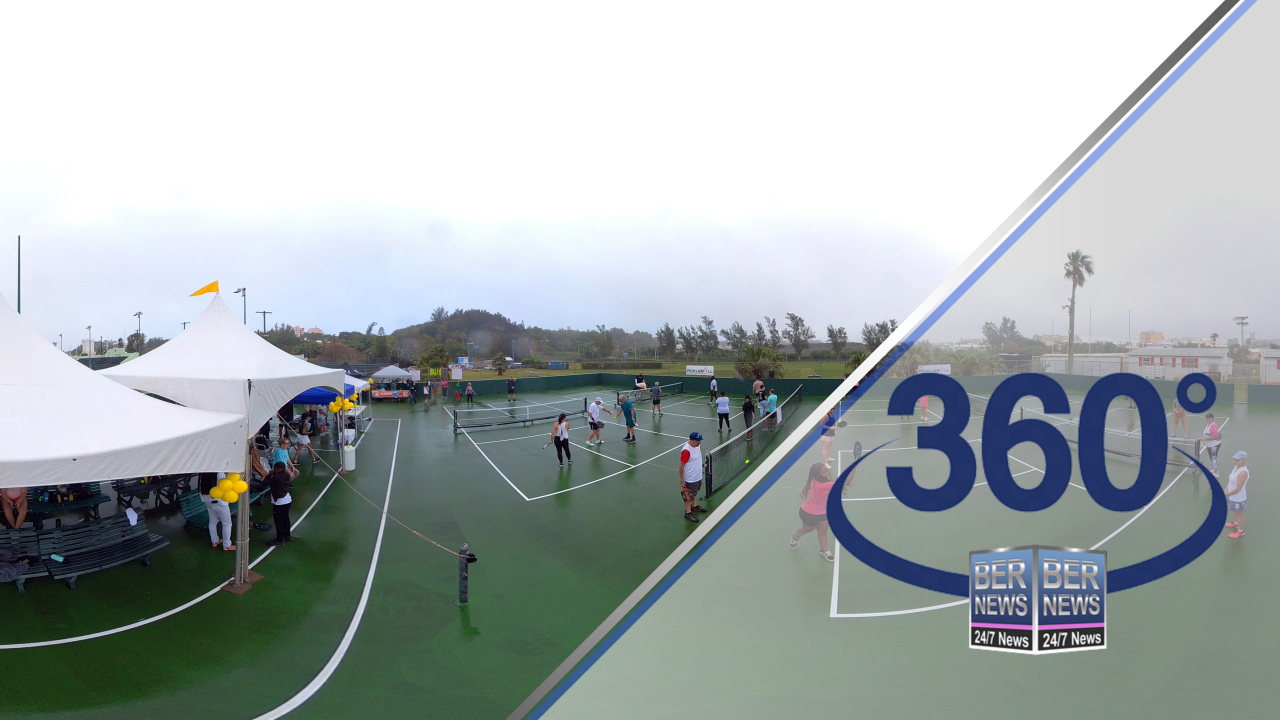 360 Tour: New Pickleball Courts Open, June 3 2023 - Bernews.TV