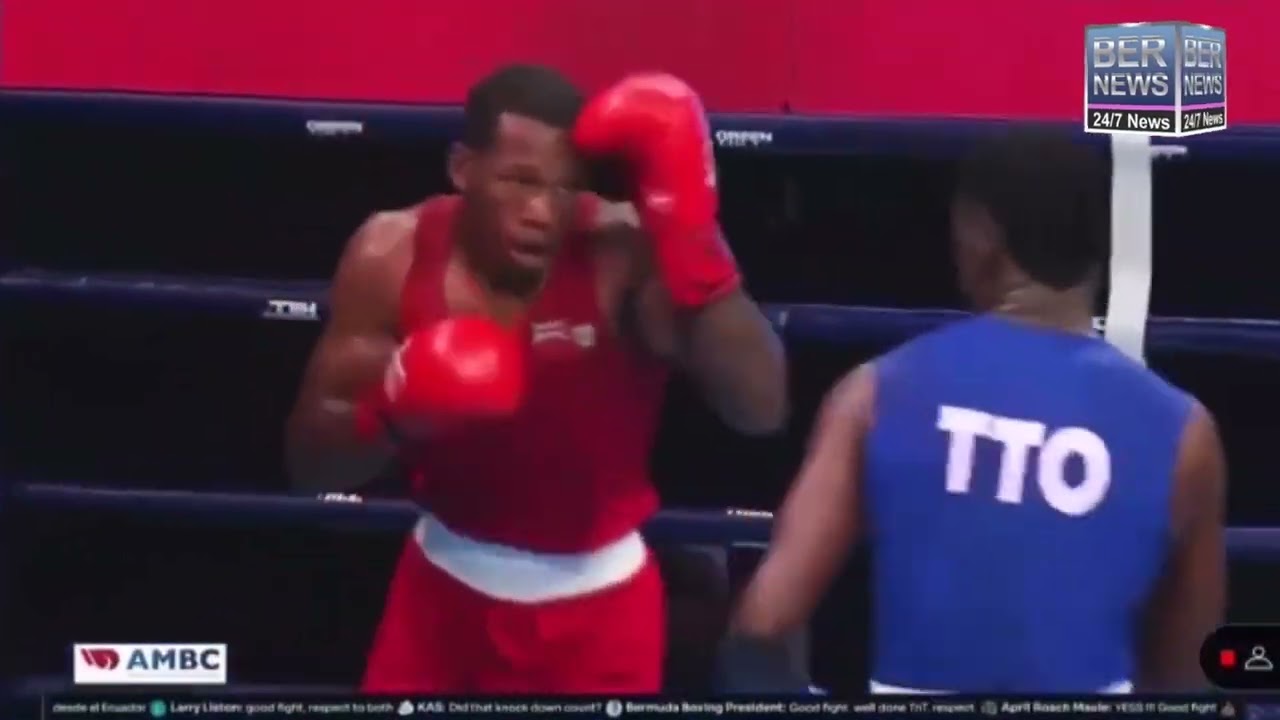 Boxer Adrian Roach In Action, August 2023 - Bernews.TV