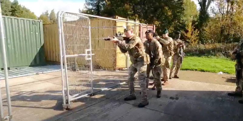 Bermuda Regiment Training At British Army’s Infantry Battle School, Nov ...