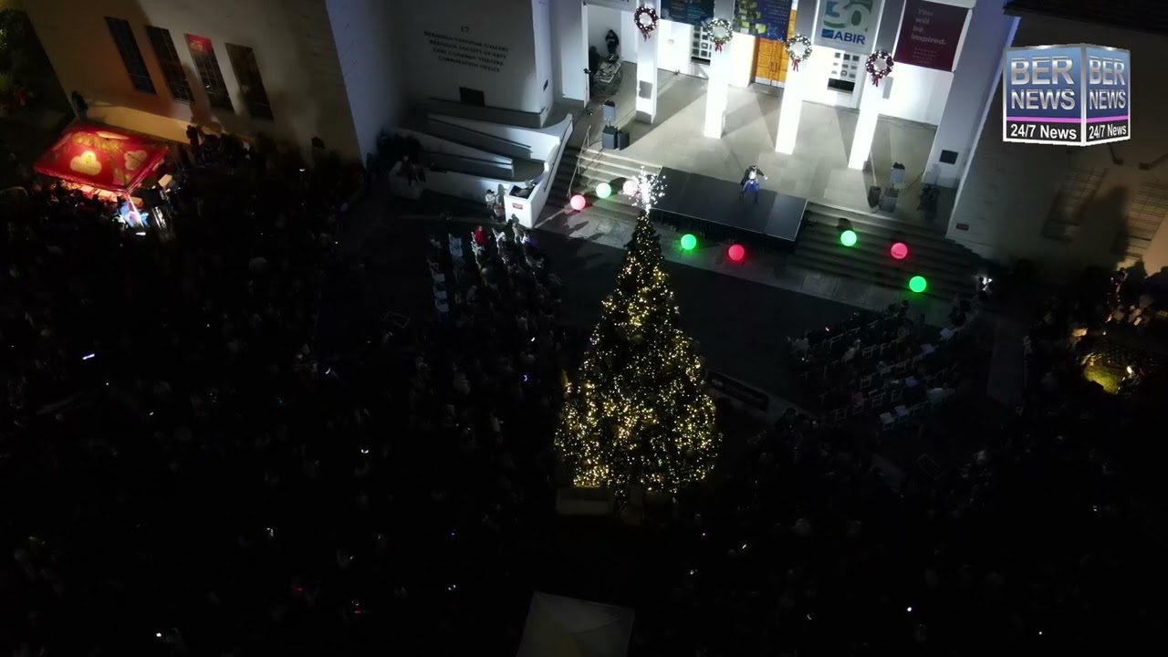 Aerial View | City Of Hamilton Christmas Tree Lighting, December 2023 ...