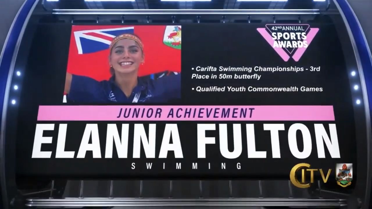 Elanna Fulton Honoured At Sports Awards, March 9 2024 - Bernews.TV