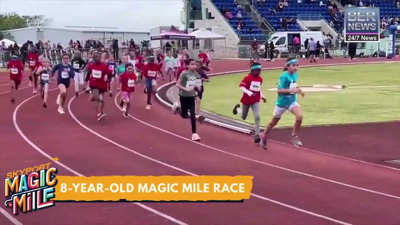8-Year-Old Race At Skyport Magic Mile, March 2024 - Bernews.TV