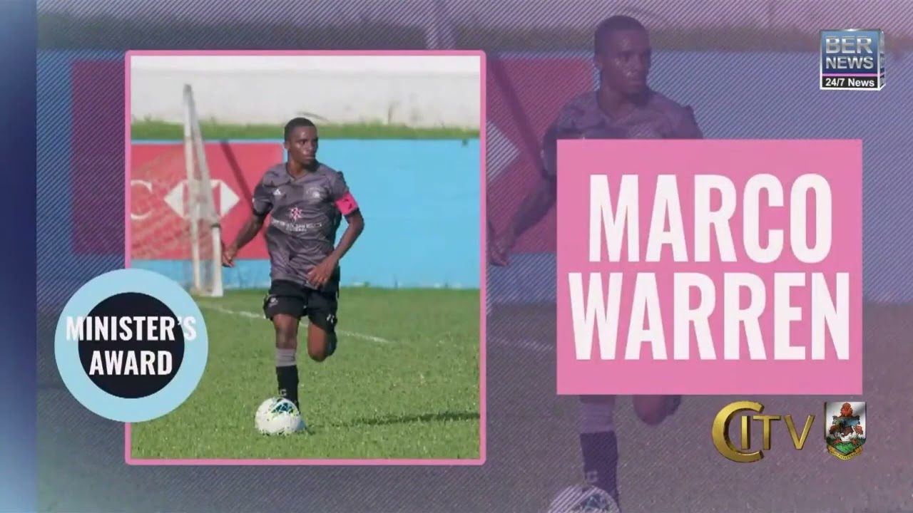 Marco Warren Honoured At Bermuda Sports Awards, March 9 2024 - Bernews.TV