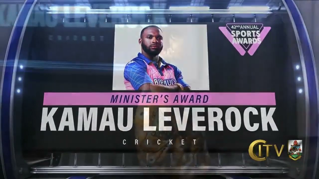Kamau Leverock Honoured At Sports Awards, March 9 2024 - Bernews.TV