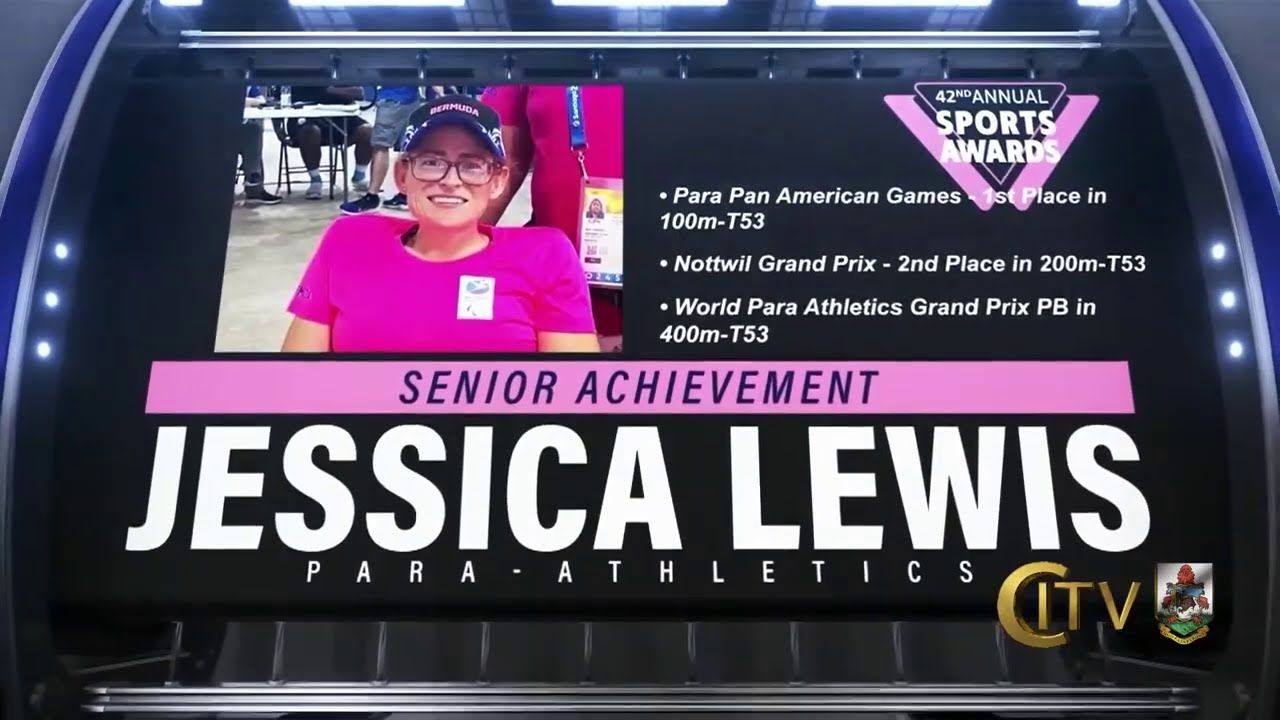 Jessica Lewis Honoured At Sports Awards, March 9 2024 - Bernews.TV