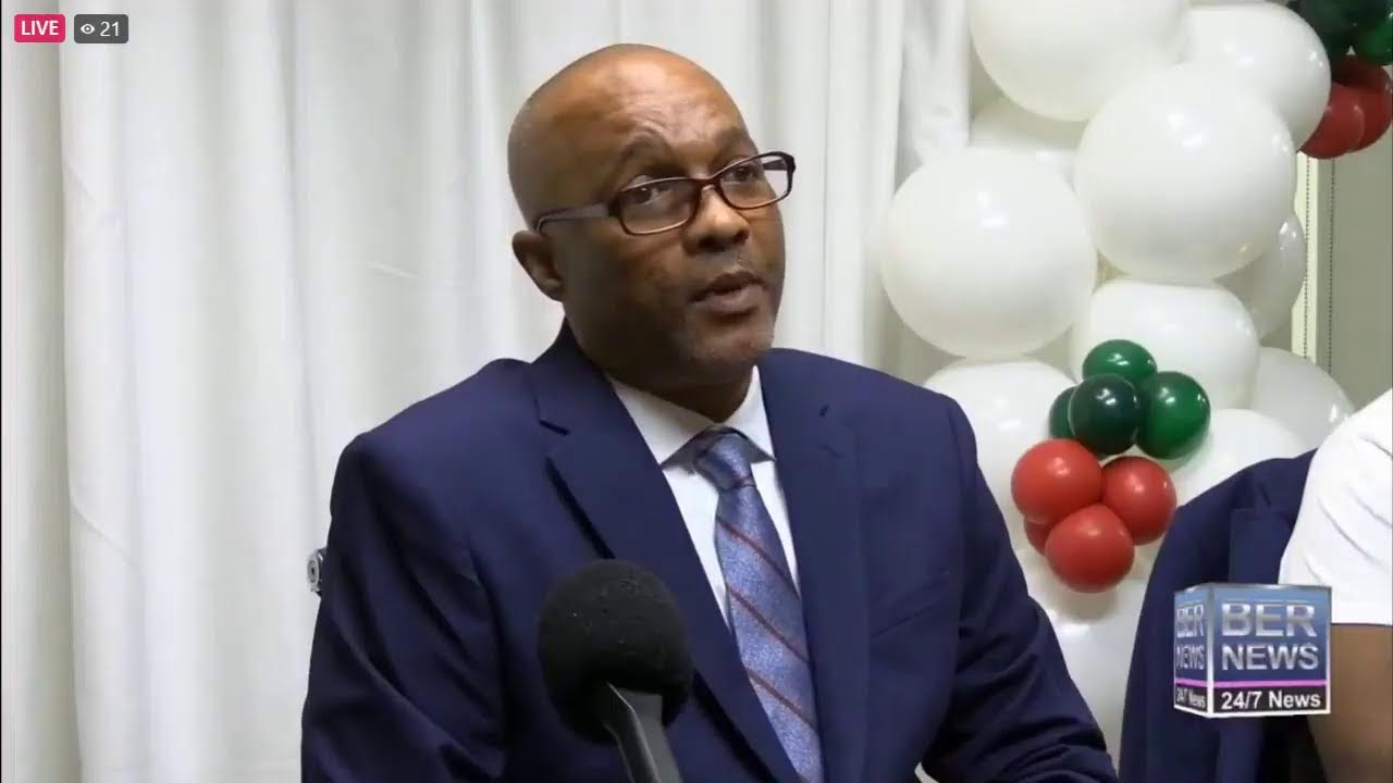 Marc Bean & Free Democratic Movement [FDM] Press Conference - Bernews.TV