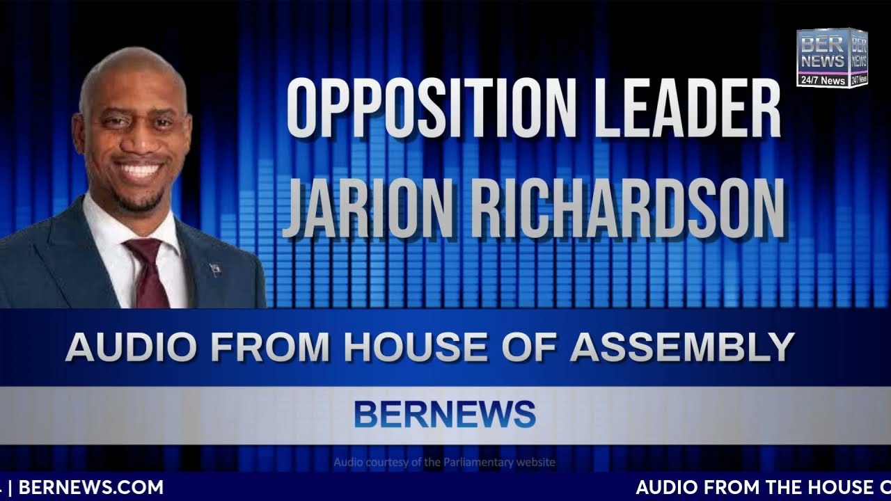 Audio: Jarion Richardson In Motion To Adjourn, May 17 2024 - Bernews.TV