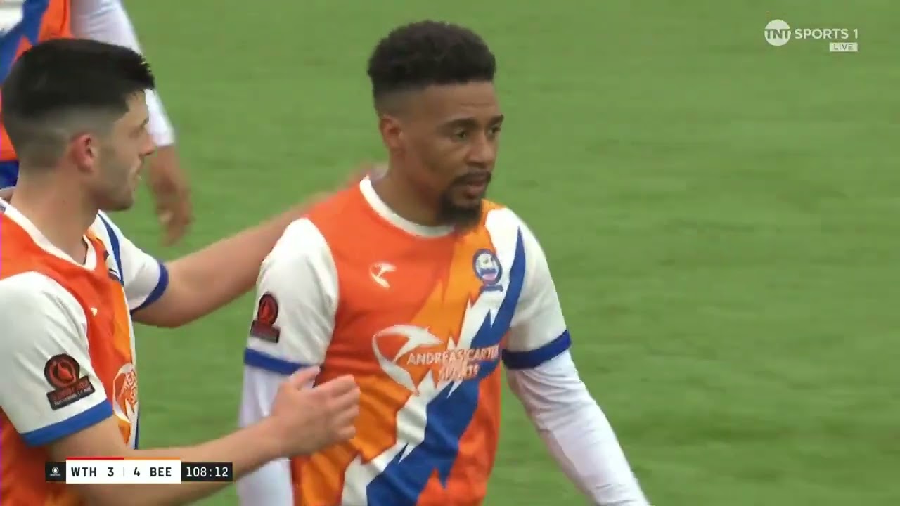 Reggie Lambe Scores For Braintree Town FC, May 2024 - Bernews.TV