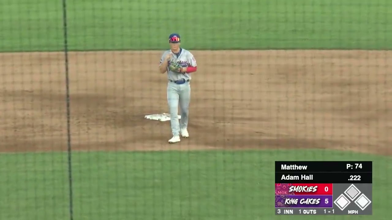 Adam Hall Plays For Biloxi Shuckers, June 2024 - Bernews.TV