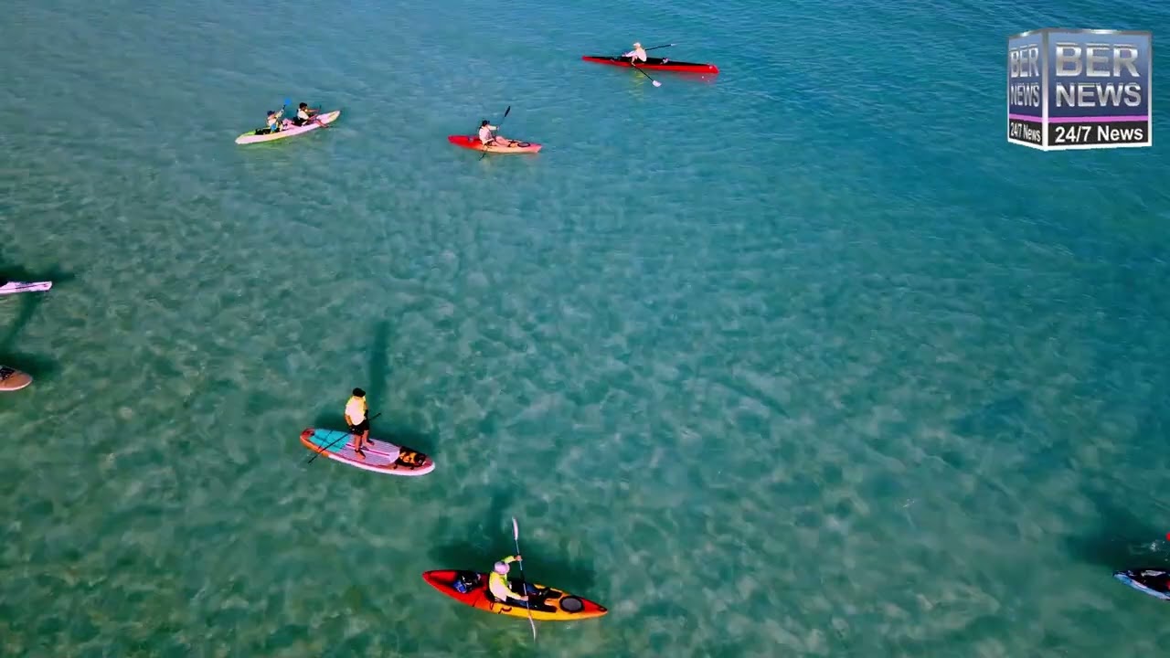 Aerial View | SCARS Kayak For Kids, June 8 2024 - Bernews.TV