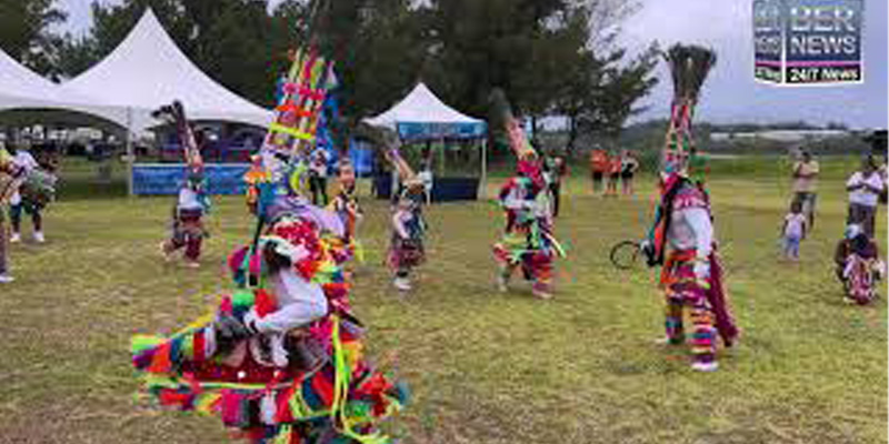 Gombey Evolution At Clarien Iron Kids Triathlon, June 15 2024 - Bernews.TV