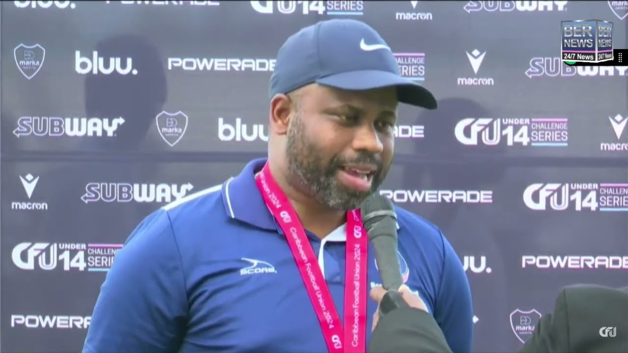 Coach After U14 CFU Football Series, Aug 25 2024 - Bernews.TV