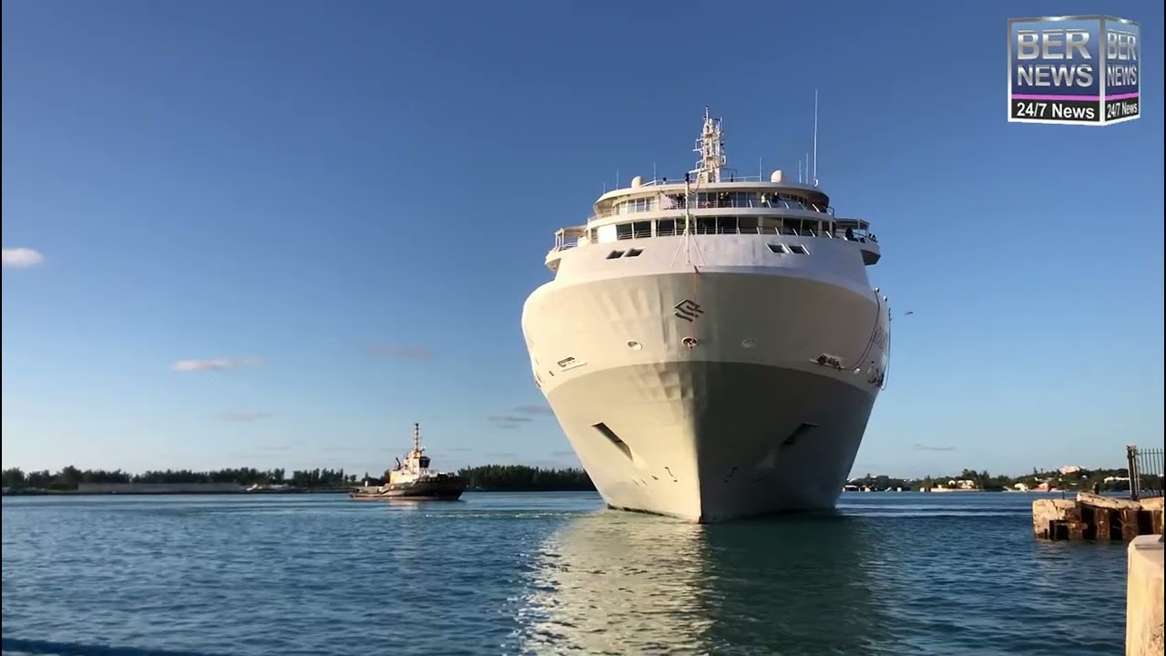 MS Silver Shadow In St. George's Harbor, November 1 2024 - Bernews.TV