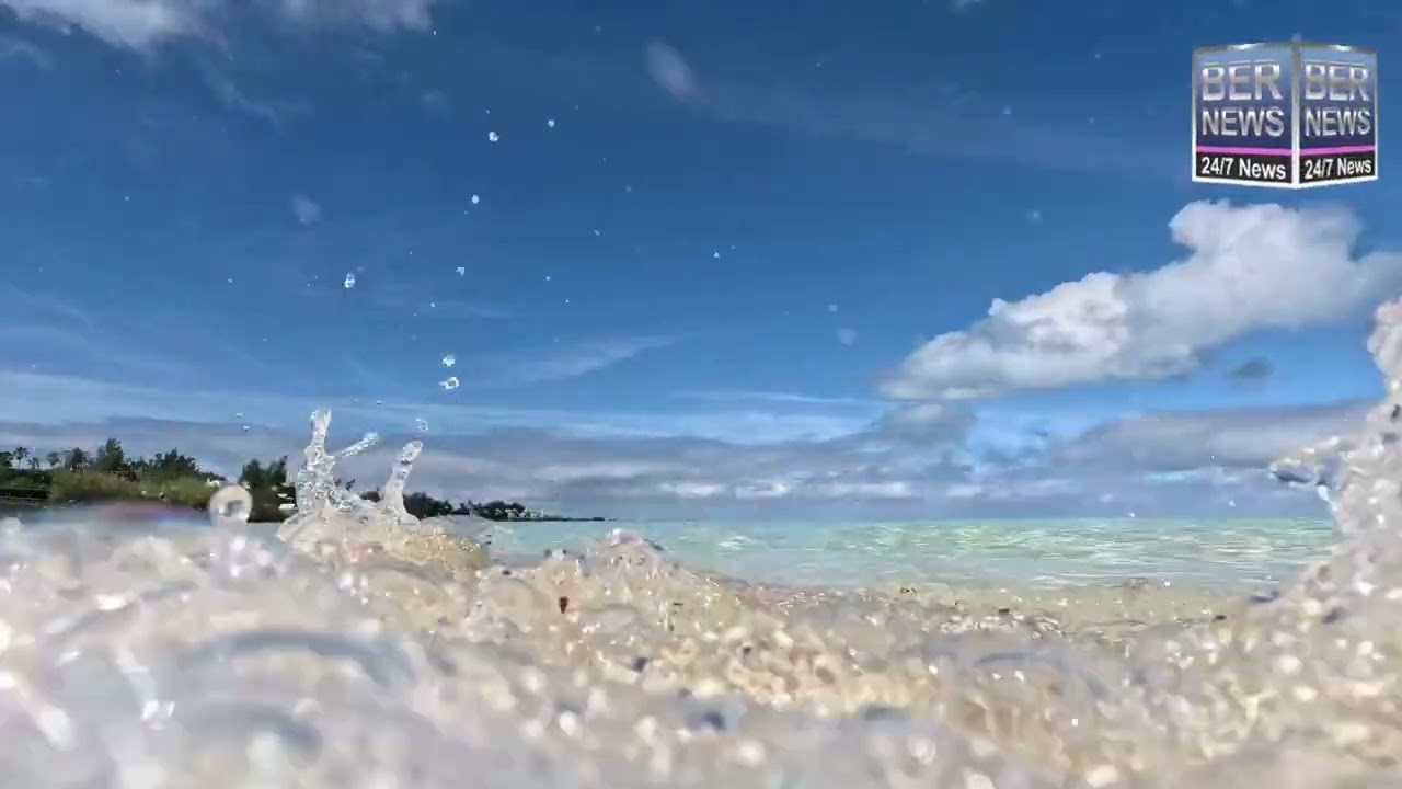 Scenic | Waves Roll In On A Bermuda Beach, Nov 2024 - Bernews.TV