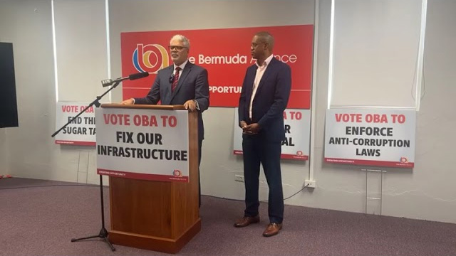 OBA's Craig Cannonier Holds Press Conference, Feb 5 2025 - Bernews.TV