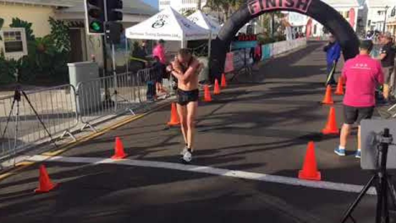 Finish Line Of Race Weekend Marathon & Half Marathon, Jan 15 2017 ...
