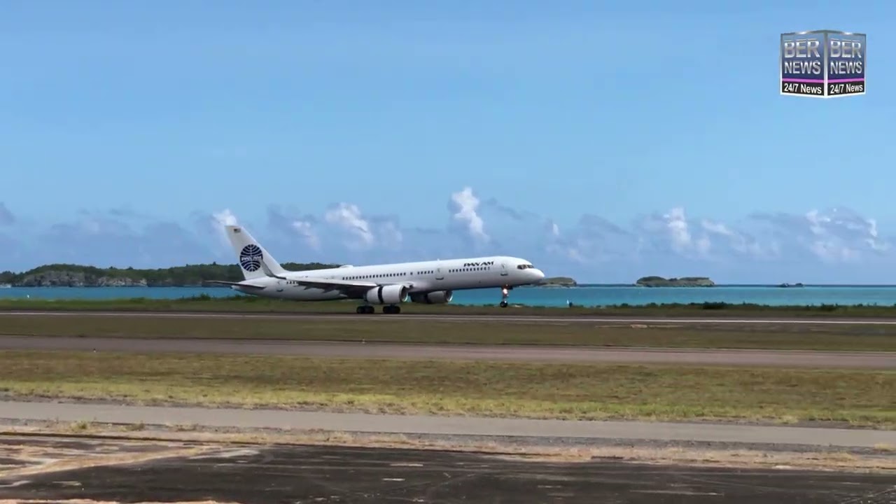 PanAm 'Tracing The Transatlantic" Flight Lands In Bermuda, June 17 2025 ...